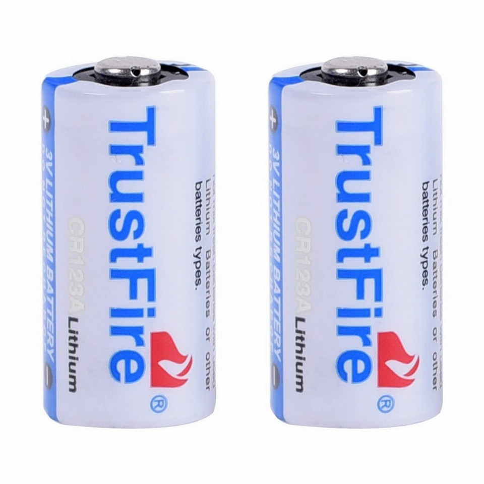 14pc TrustFire CR123A 123A 85177 Lithium Battery 1400mAh 3.0V Batteries ...