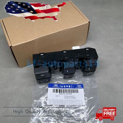 OEM 93570-3X000 For Hyundai Elantra 11-15 Black Driver Master Door ...