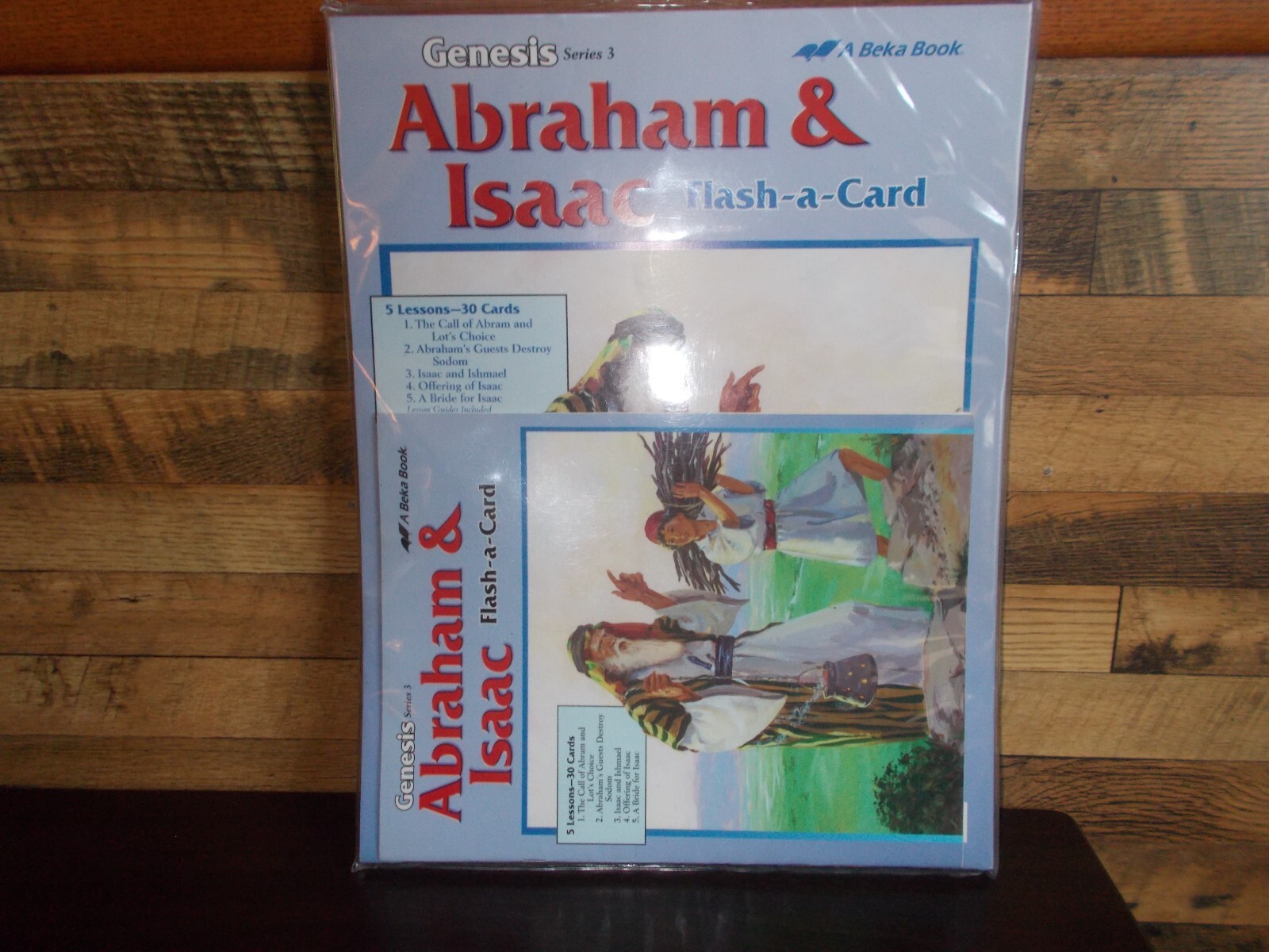 Genesis series 3 Abraham & Isaac Flash-A-Card 30 Cards By Abeka | eBay