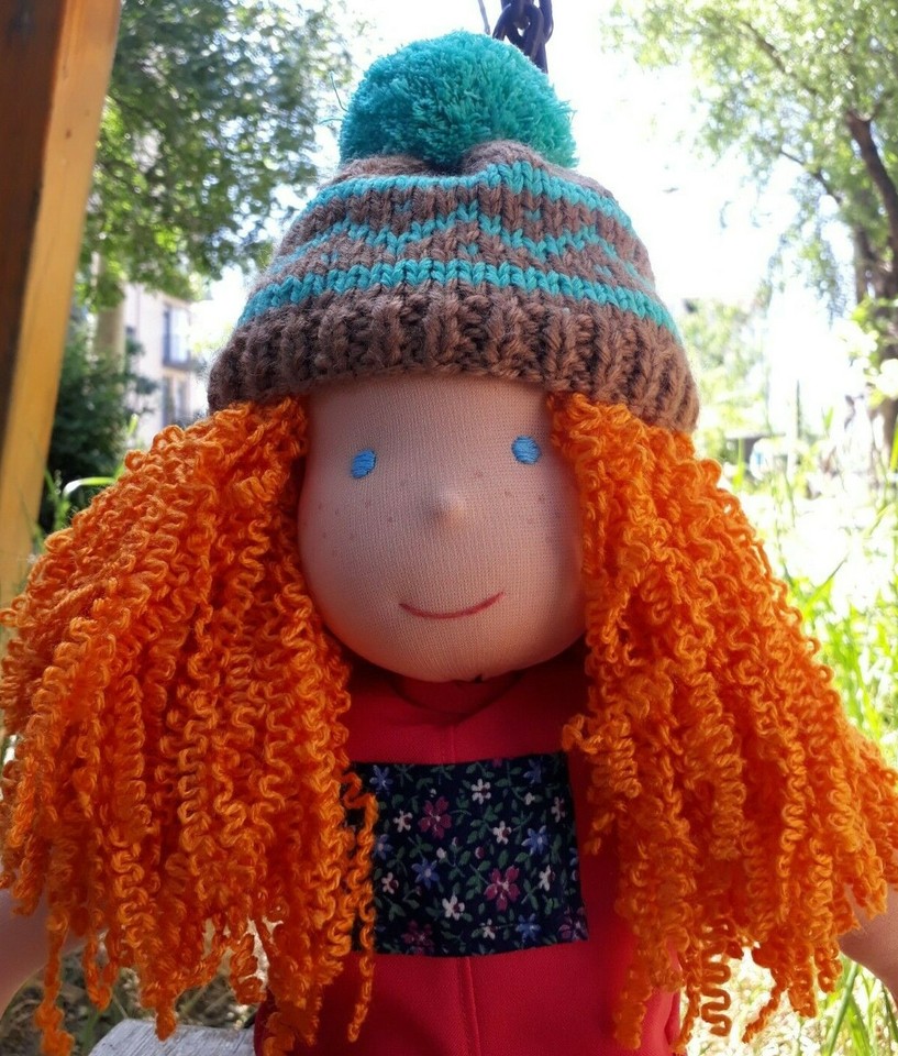 Waldorf doll 17 inch, Rag doll, Handmade toys, Gift for kids | eBay