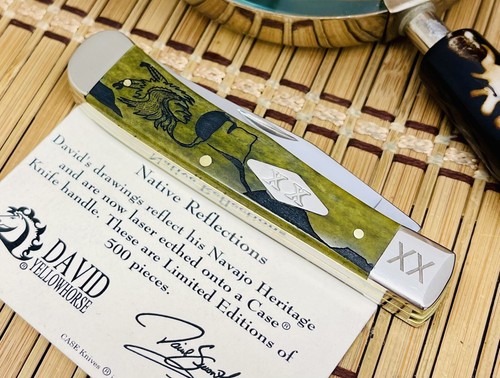 Case XX USA 2024 David Yellowhorse Olive Bone Morning Singer 1/500 ...