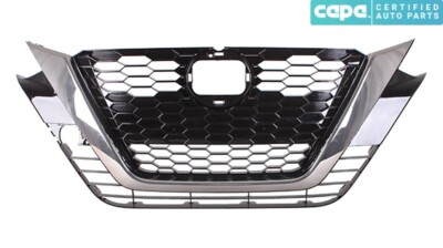 Front Grille Black Chrome Fits 2019-21 Nissan Altima 623106CA2A ...