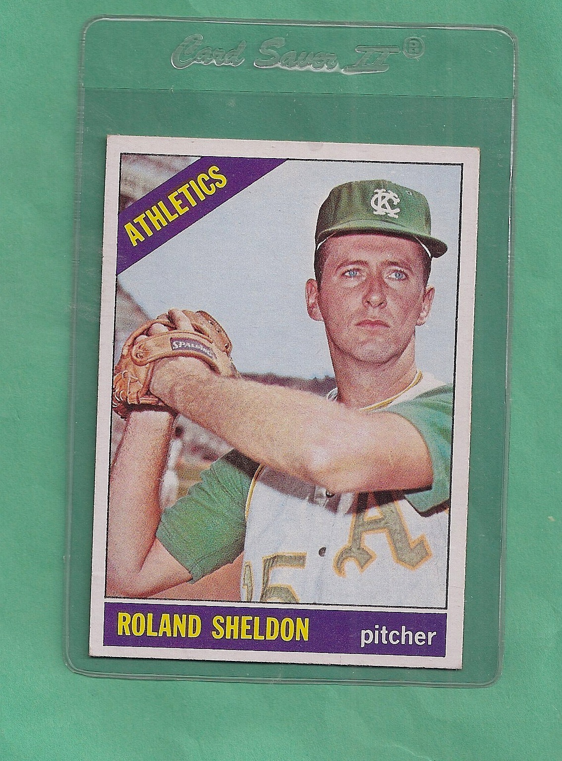 1966 Topps Oakland Athletics Roland Sheldon # 18 NM Low Pop Card ...
