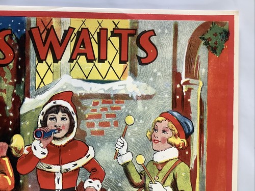 Christmas Cracker Label “Xmas Waits Crackers” Genuine Vintage | eBay UK