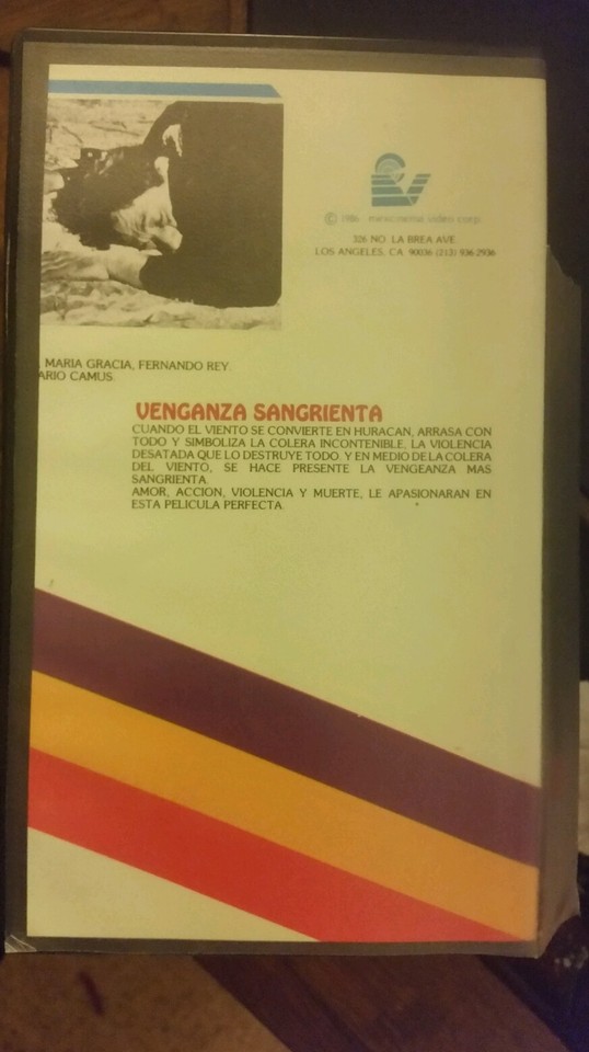 VENGANZA SANGRIENTA. FERNANDO REY, TERRANCE HILL, BUCCELLA. RARE ...