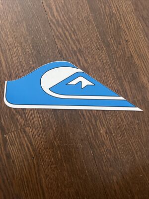 Quiksilver Aqua Blue Top DEFECT Team Sticker - 11” - Surf Skate Snow ...