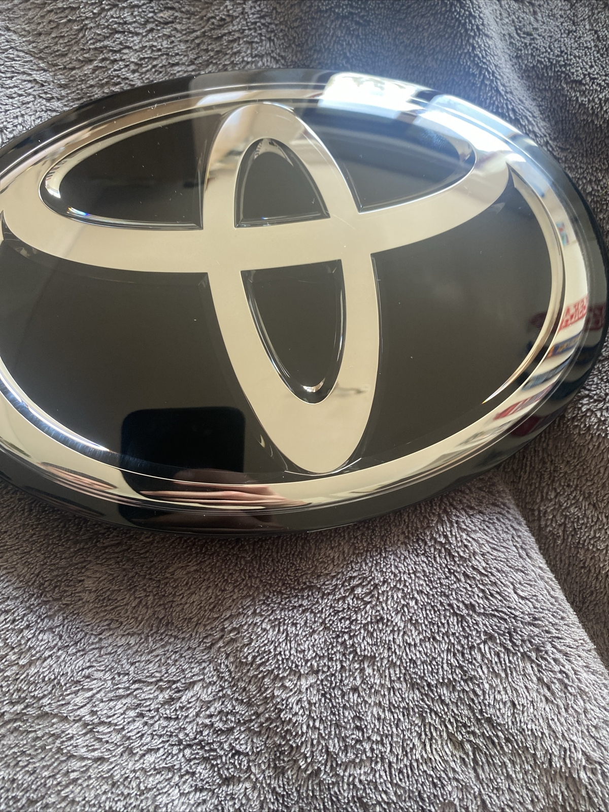 TOYOTA LARGE BLACK & CHROME LOGO TACOMA TUNDRA RADAR BADGE 2018 90975-02159 for sale online | eBay