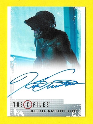 2018 The X-Files Seasons 10 and 11 Autograph Keith Arbuthnot as Ghouli | eBay