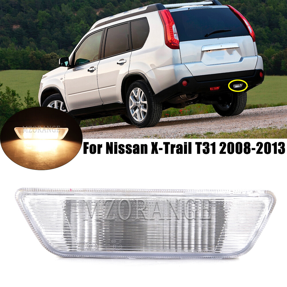 Right For Nissan X-Trail T31 2008-12 2013 Rear Bumper Reflector Lamp ...