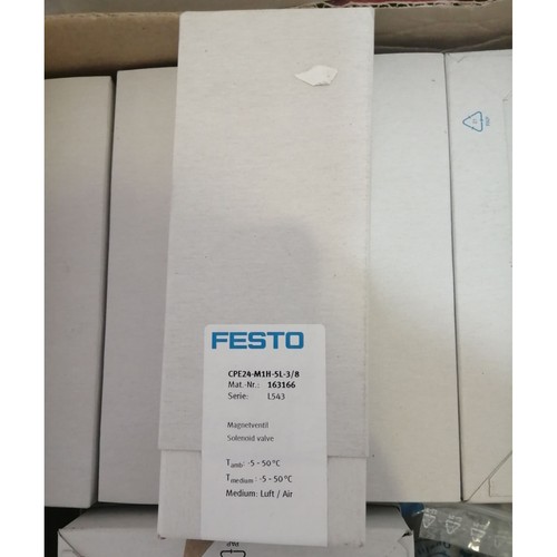 1PC New Festo CPE24-M1H-5L-3/8 163166 Solenoid Valve Expedited Shpping ...