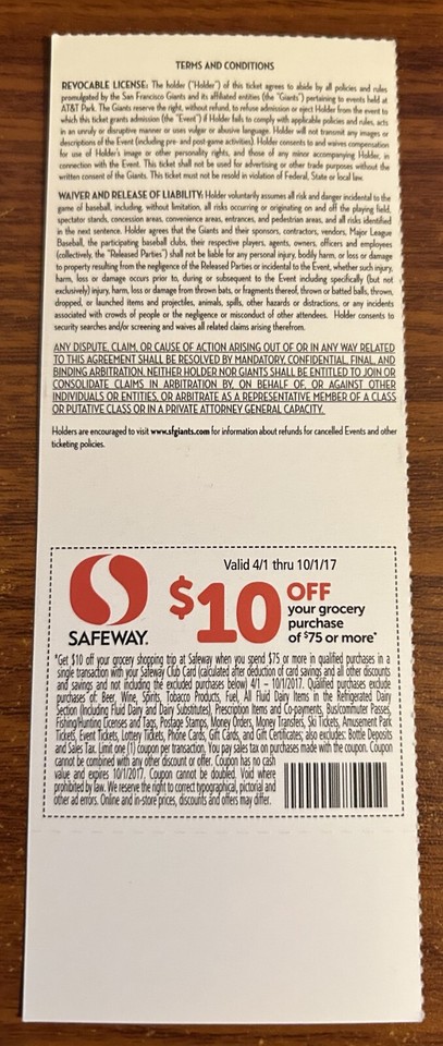 2017 Arizona Diamondbacks Vs SF Giants April 12 Hunter Pence on ticket ...