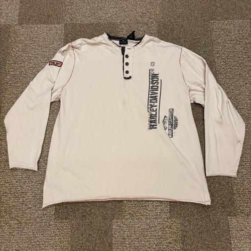 Vintage Harley Davidson Motorcycles Long Sleeve Graphic Tee Shirt | eBay