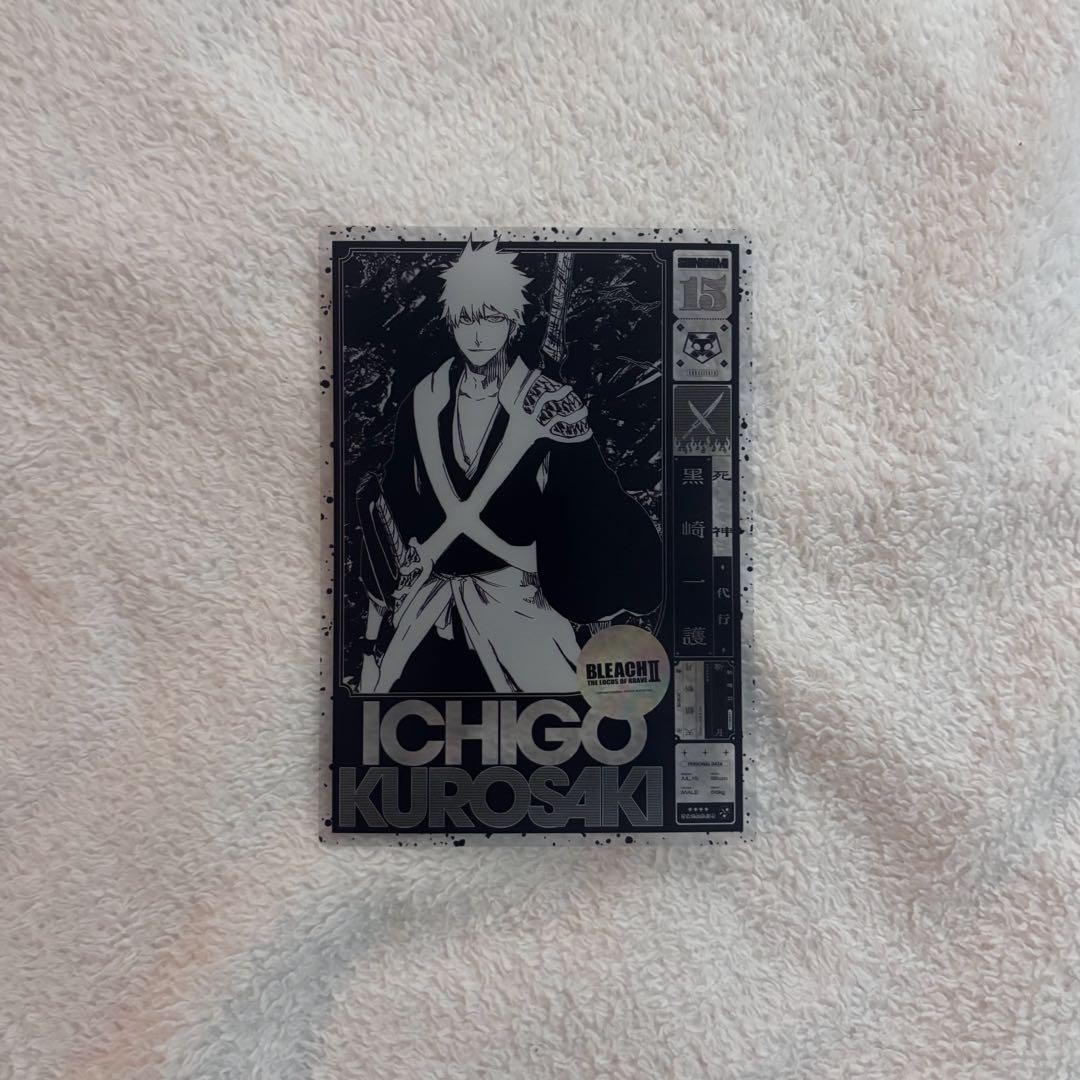 BLEACH Tenbo Park Admission Bonus Ichigo Clear Card Kurosaki Ichigo | eBay