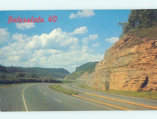 Pre-1980 INTERSTATE 40 HIGHWAY Between Nashville & Knoxville Tennessee ...