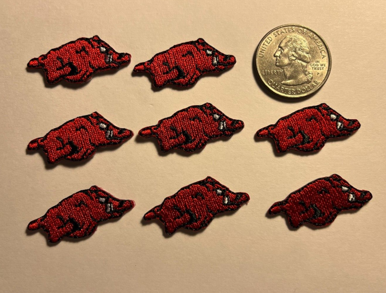 razorback patch ARKANSAS RAZORBACK patch 3.75" iron on razorback patch ...