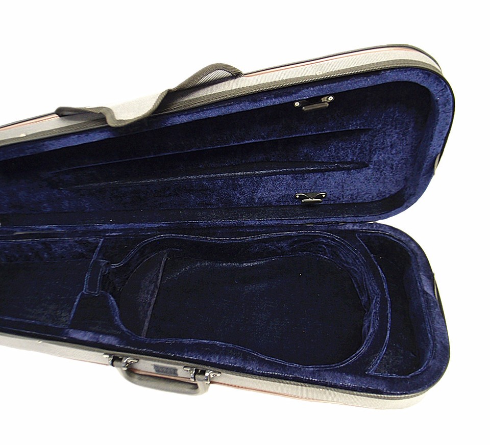New Style 4/4 Triangle Shape Violin Case (VC300BU) + Free one set ...