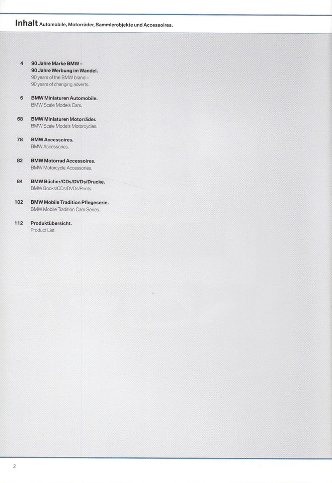 BMW 2007 Catalogue Collectible Items And Automotive Motorcycle ...