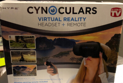 Cynoculars Virtual Reality Headset Wireless Gaming Remote As Seen On TV ...