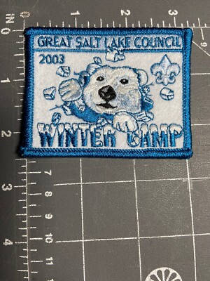 2003 Great Salt Lake Council Winter Camp Patch BSA Boy Scouts Polar ...