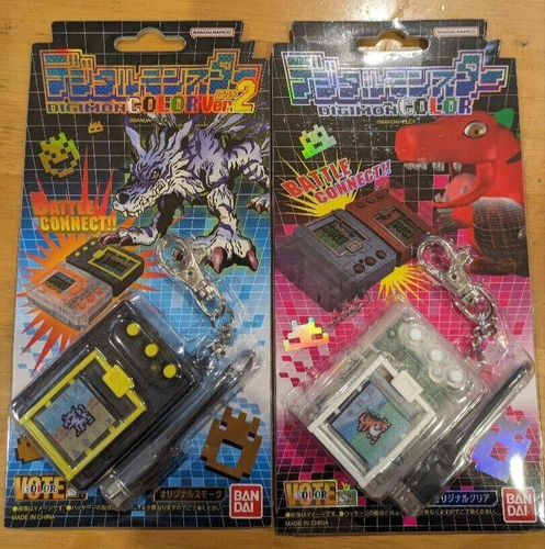Digimon Color Ver1 Clear & Ver2 Original Smoke Set Digivice Vpet ...