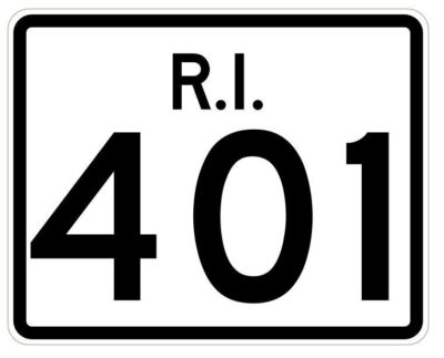 Rhode Island State Road 401 Sticker Decal | eBay