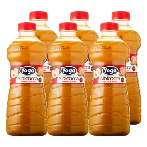 Jus Yoga Abricot Bouteille Plastique De 1Lt Pack De 6 Pièces | eBay