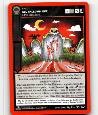 MetaZoo All Hallows' Eve 55/165 Seance: First Edition Silver | eBay