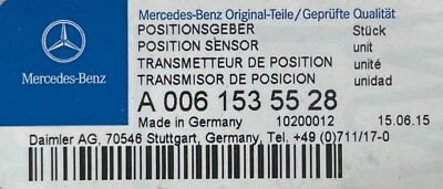 DDE/A0061535528 GENUINE DETROIT POSITION SENSOR OEM - NEW | eBay