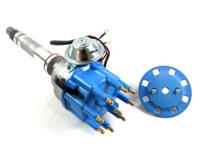 SBC Chevy 283-350 BBC 396-454 RTR Electronic Distributor Blue D33141BU ...