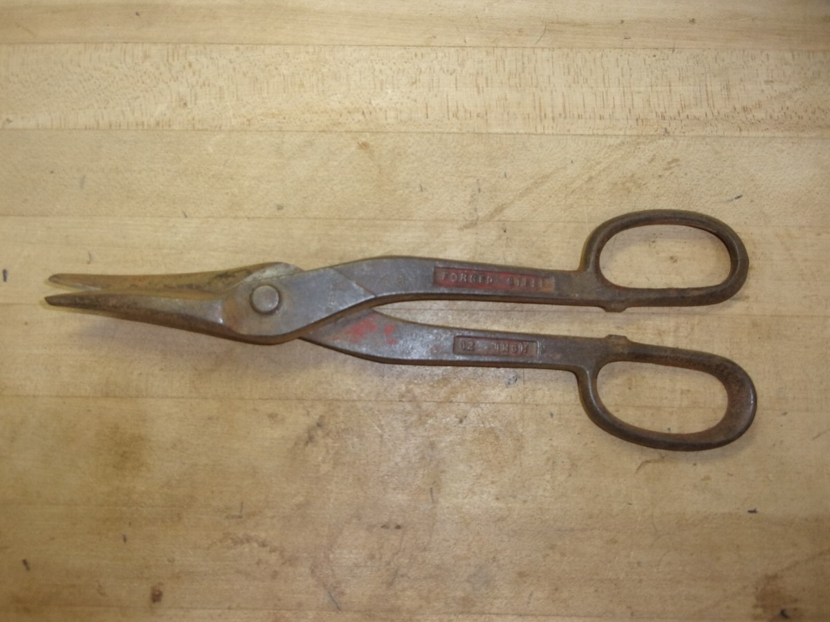 Antique Sheet Metal Tools Coopers / Jewellery Makers / Sailmakers