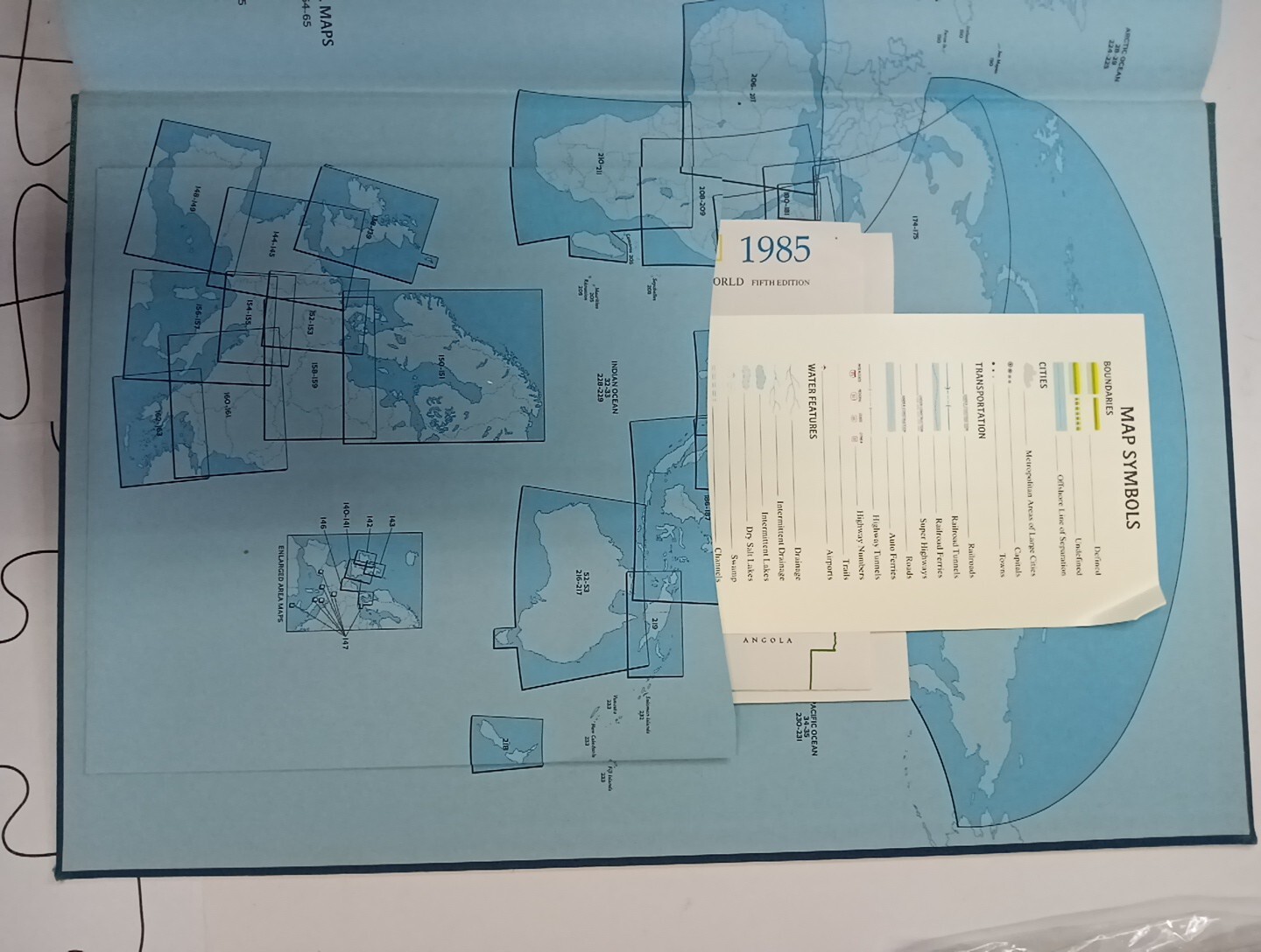 National Geographic Atlas of the World by Nat. Geographic Magazine 1981 ...