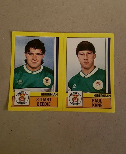 Panini Football 87 Sticker #533 Stuart Beedie/Paul Kane - Hibernian ...