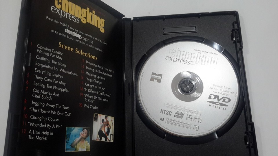 Chungking Express DVD 2003 VG COND Miramax Rolling Thunder With insert ...