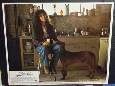 Lobby Card 1983 FLASHDANCE Jennifer Beals pet dog pensive dreaming of ...