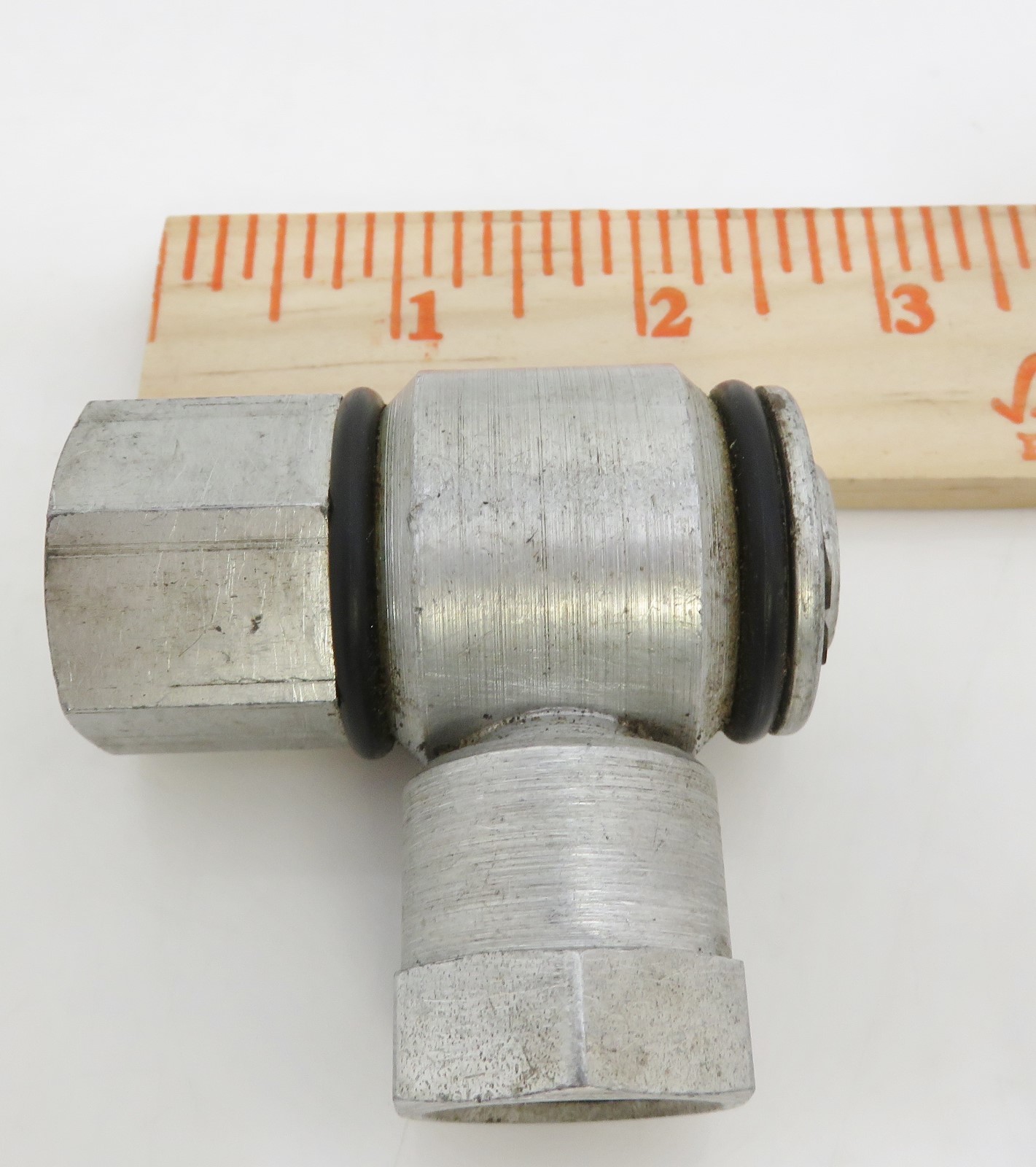 Parker Live Swivel Steel Hydraulic Fitting 3/4 Threads 8AN | eBay