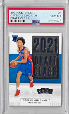 2021 Panini Contenders Cade Cunningham Draft Class PSA 10 | eBay