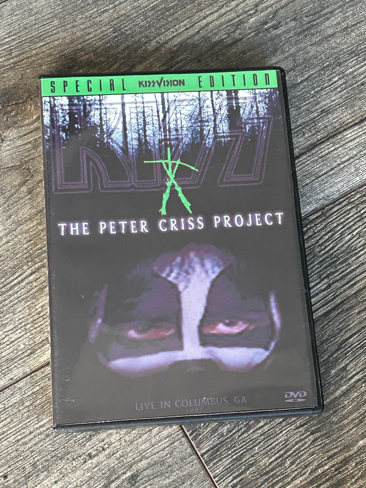 Kiss DVD PETER CRISS Reunion Tour Kissvision Ed Kanon Drums April 1997 ...