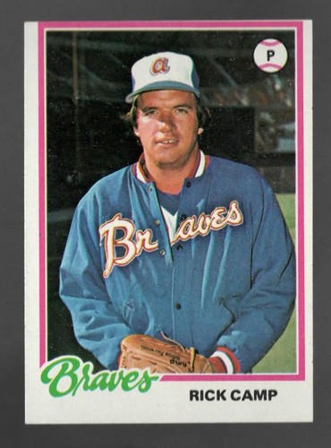1978 Topps Rick Camp Atlanta Braves #349 Near Mint or Better | eBay