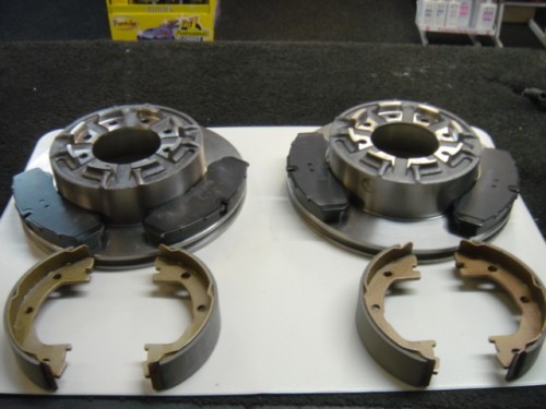 FIT FOR IVECO DAILY 35.8 1996-99 REAR BRAKE DISCS PADS HAND BRAKE ...