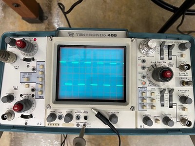 TEKTRONIX TAS 455 TWO-CHANNEL ANALOG OSCILLOSCOPE 50 MHz, Free shipping ...