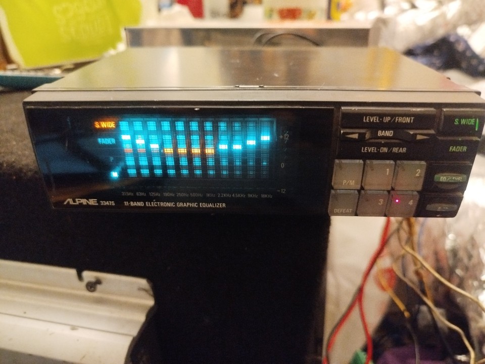 Alpine Eq 3347s 11 Band Graphic Equalizer | eBay