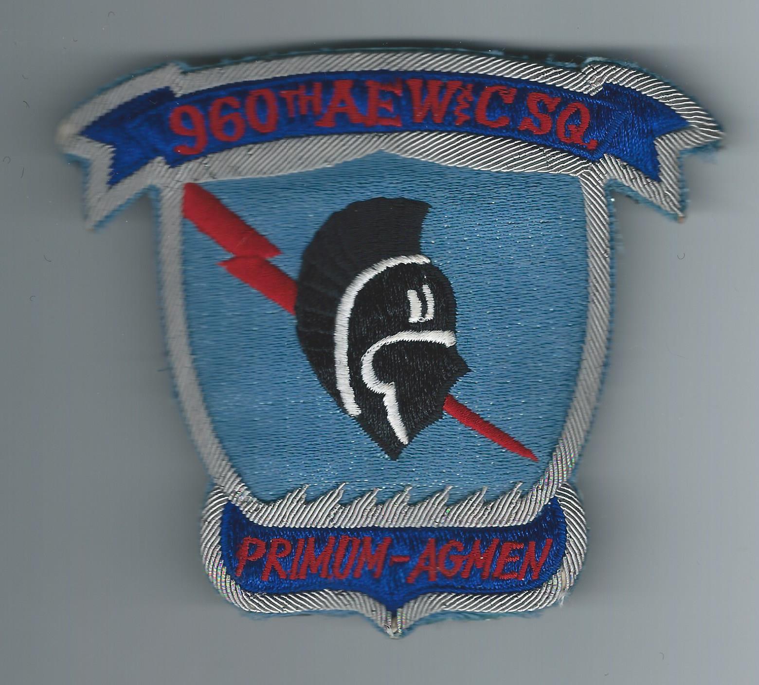 60s 960th AEW & C SQ (BULLION) patch | eBay