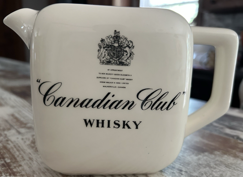 Vintage Canadian Club Whisky Pitcher | eBay