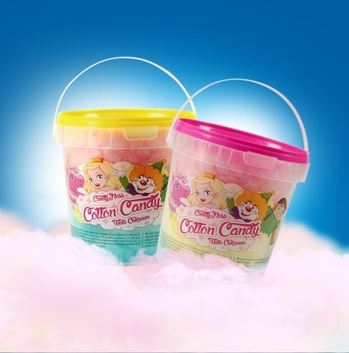 Cotton Candy Floss 1X12LTR, Bucket,STRAWBERRY,BUBBLE GUM,BANANA,MIX IN ...