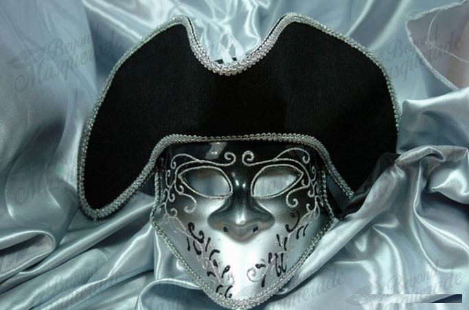 Mens Light Pirate Holloween Theater Costume Venetian Mardi Gras ...