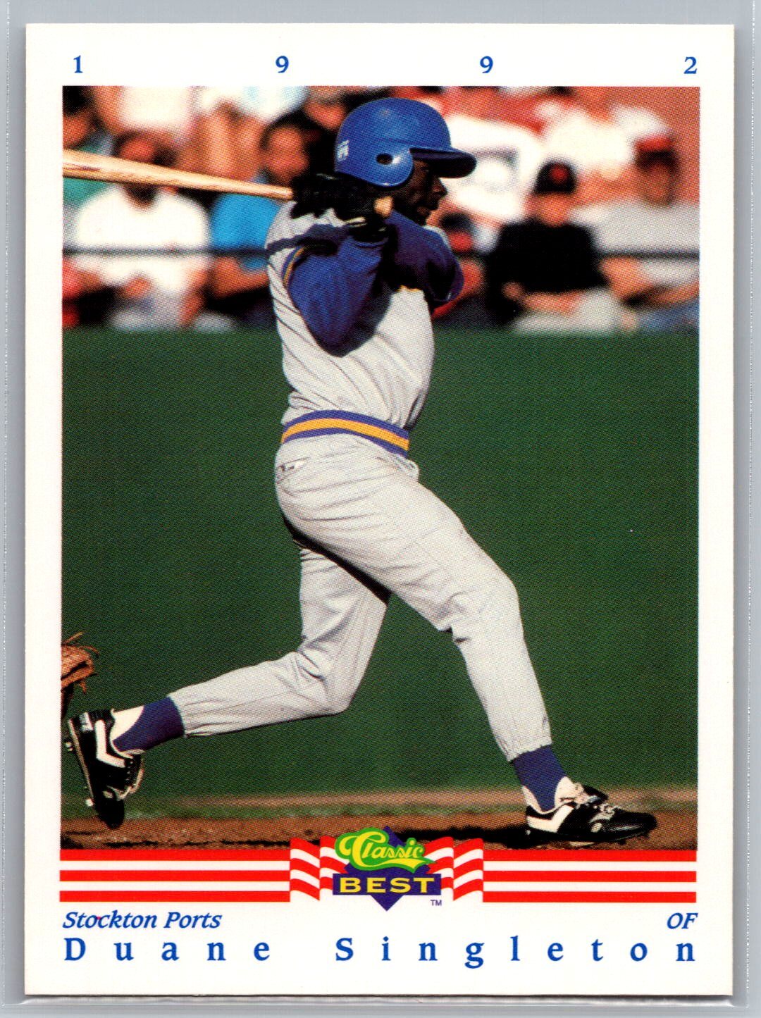 Duane Singleton 1992 Classic Best Set Break BASEBALL #285 Stockton ...