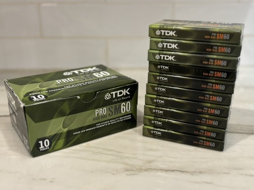 Lot of (10) TDK PRO SM 60 2003-5 TYPE II BLANK CASSETTE TAPE SEALED | eBay