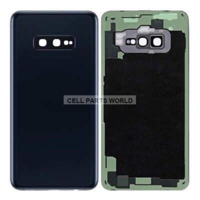 Galaxy S10e Back Door + Camera Lens In Prism Black | eBay