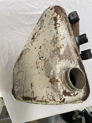 VINTAGE TRIUMPH MOTORCYCLE OIL TANK | eBay