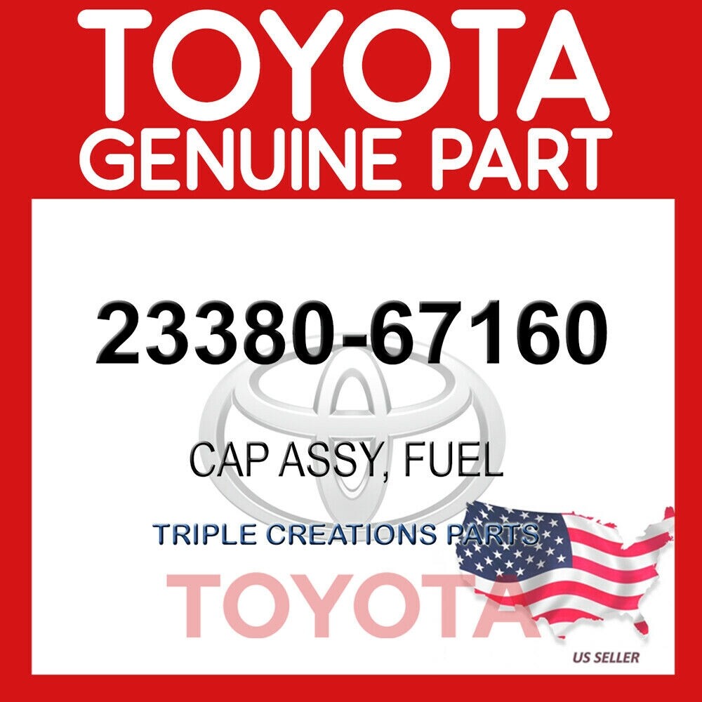 Genuine Toyota 23380-67160 Cap Assy Fuel Filter 2338067160 OEM | eBay